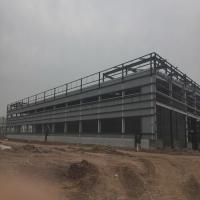 China ISO 9001 Certified Steel Structure Warehouse with Galvanized Frame for sale