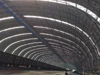 China Hot Dipped Galvanized Purlin Steel Frame Warehouse Offering Steel Sheet Roof Cladding and Long Lasting Storage Facility for sale