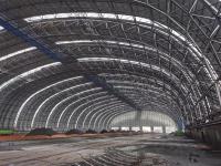 China Wind Load Steel Structure Truss Comprising C Z Shape Steel Channel Purlin and Galvanized H shape Steel Beam Main Frame for Load Bearing for sale