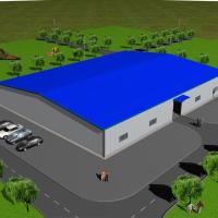 China Direct Deal Steel Structure Workshop with Prefabricated Steel Frame and Customizable Components According To Customer Require for sale