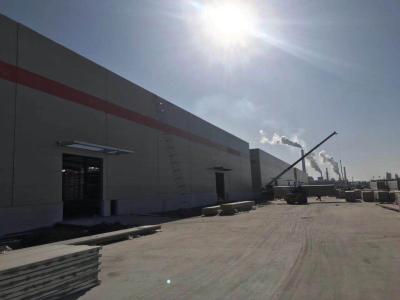 China Hot Dipped Galvanized Steel Structure Warehouse with Sandwich Panel for sale