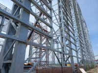 China Color Steel Panels Metal Workshop With Wind Load 150KMH Strength Providing Structure Ideal for Industrial Fabrication and Storage for sale