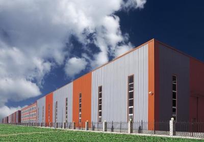 China Prefabricated Steel Structure Warehouse with Portal Frame Design for sale