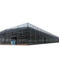 China Q235 Q345 Steel Frame Warehouse Building With H Shape Section Steel Beam for sale