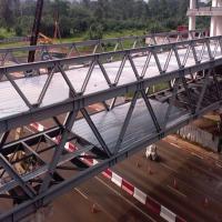 China Fireresistance Depends On Fireproof Coatings Applied Steel Structure Bridge Durable Construction Solution For Infrastructure Projects for sale