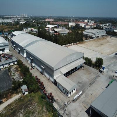 China Concrete Foundation Dry Prefabricated Steel Structure Warehouse Construction Pitched Roof for sale