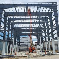 China Steel Frame Prefabricated Steel Components for Steel Structure Workshop Metal Type Steel Span 10-30 Meters for sale