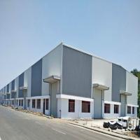 China Hot Dip Galvanized Welded H Steel Metal Framework Building For Big Construction Projects for sale