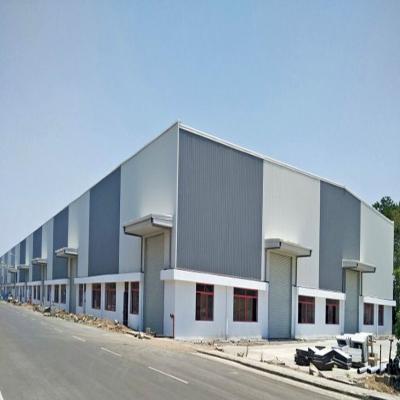 China Hot Dip Galvanized Welded H Steel Metal Framework Building For Big Construction Projects for sale