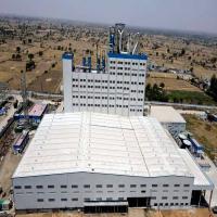 China Windproof Galvanized Or Painted Steel Structure Warehouse with Wide Span Steel Frame Building for sale