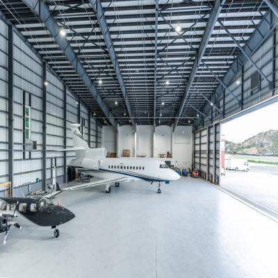 China Fireproof and UV Resistant Prefabricated Aircraft Hangar for Safe Plane Storage Warehouse for sale