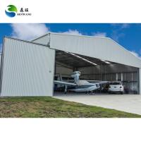 China Steel Frame Aircraft Hangar Offering Large Clear Span Space and Flexible Design Options for Various Aviation Facilities for sale
