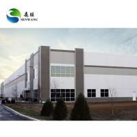 China Steel Structure Warehouse With Sound Proof Metal Frame Building H Beams In Recyclable Design for sale