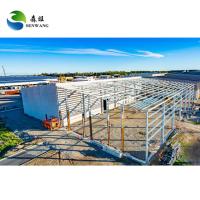 China Prefab Steel Structure Warehouse Windproof Prefabricated Container Building for sale