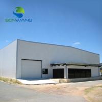 China Quick Assembly Steel Structure Building Flexible Warehouse Car Garage for sale