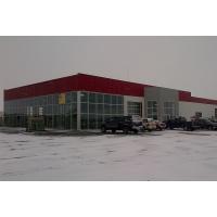 China High Flexibility Steel Structure Warehouse with Single Slop Roof Cladding and Corrugated Steel Sheet for sale
