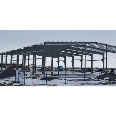 China Low Maintenance Requirements Steel production workshop with Steel Metal Frame Structure for sale