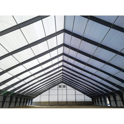 China GB Standardized Steel Structure Workshop With Galvanized Steel Sheet Roof for sale