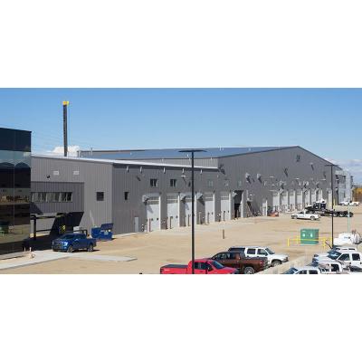 China Concrete Foundation Prefab Metal Warehouse Building Storage Facility for sale