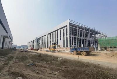 China Steel Structure Warehouse with H Steel Frame and Z C Purlin for sale