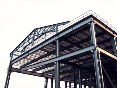 China Prefabricated Heavy Duty Steel Structure Workshop Factory For Industrial Use for sale
