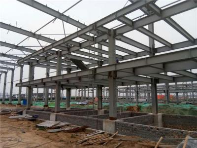 China Custom Steel Structure Warehouse Building with H Section Frame for sale