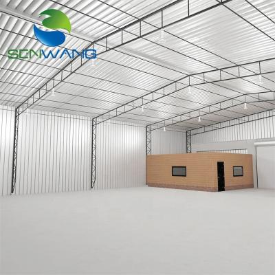 China CE Certified Steel Structure Warehouse with Galvanized Metal Cladding for sale