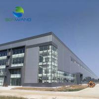 China High Intensity Steel Frame Warehouse Designed with STAAD-Pro and RamConnection Software for sale