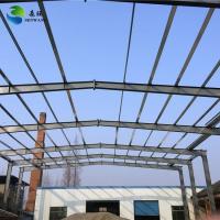 China Steel Structure Warehouse with Sandwich Panel Roof and Sliding Door for sale