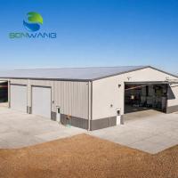China Steel Structure Warehouse with H-Section Beams and Sandwich Panels for sale
