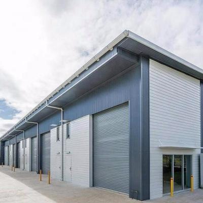 China Custom Steel Structure Warehouse with Sandwich Panel Roof ISO 9001 for sale