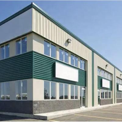 China Steel Structure Warehouse with Galvanized Frame and Sandwich Roof for sale