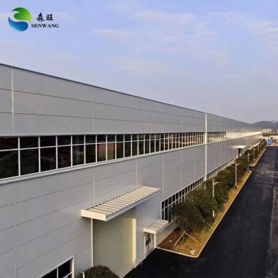 China Steel Structure Warehouse with CZ Purlin and Angle Bracing for sale
