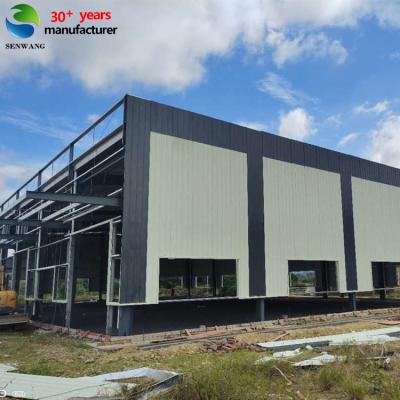 China Steel Structure Warehouse with Hot Dipped Galvanizing or Primer Coating for sale
