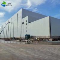 China Steel Structure Warehouse with Sandwich Panel Cladding ISO 9001 Certified for sale
