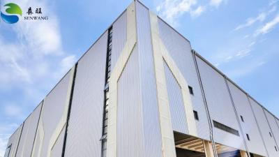 China Steel Structure Warehouse with 50 Years Hangar Life and Q235 Hot Rolled H Steel Profile for Shelf Height >15m for sale
