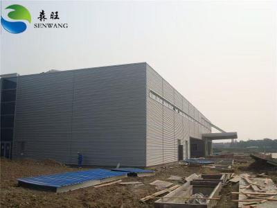 China Customizable Size Steel Structure Workshop with EPS Sandwich Panel and Engineer On Site Installation for sale