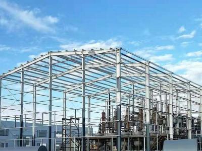 China Secure Sandwich Panel Roofing Steel Structure Warehouse with Heavy-Duty Punching Processing for sale