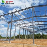China CE Certified Steel Structure Warehouse with Q235 Q345 Q355B Models and Hot Dipped Galvanizing for sale