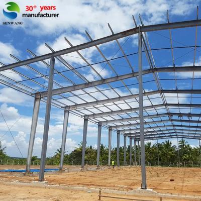 China CE Certified Steel Structure Warehouse with Q235 Q345 Q355B Models and Hot Dipped Galvanizing for sale