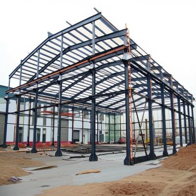 China Hot-Rolled Steel Structure Warehouse with European S235 & S355 and Strong Weather Resistance for Customization for sale