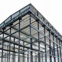 China Steel Structure Warehouse with European S235 & S355 Hot-Rolled Steel and Painting Surface Treatment for sale