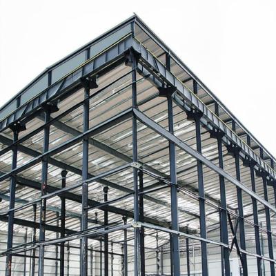 China Steel Structure Warehouse with European S235 & S355 Hot-Rolled Steel and Painting Surface Treatment for sale