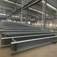 China Light Steel Q355 Q235 Main Frame Steel Structure Warehouse in Sa 2.5 Shot Blasting Level for Construction for sale