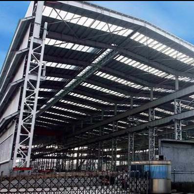 China GB Standard Steel Structure Warehouse with Glass Fiber Reinforced Plastics Skylight and Victorian Modern Design for sale