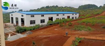 China Durable Steel Structure Warehouse with 50 Years Life Span and Q355 Steel Frame for sale