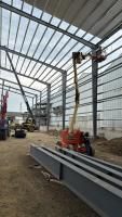 China Q355B Grade Steel Structure Warehouse with Steel Decking Floor and 50 Years Service Life for sale