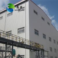 China Customized Size Steel Structure Warehouse with Sloped Roof and Painted Surface Treatment for sale