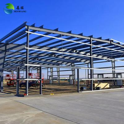 China Multi-Functional Steel Structure Warehouse with Painted And Galvanized Steel Frame and Earthquake Against 7~9 Grade for sale