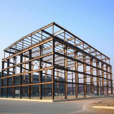 China Customizable Steel Structure Warehouse with SAW Welding Method and CAD Software Designed by Us for sale